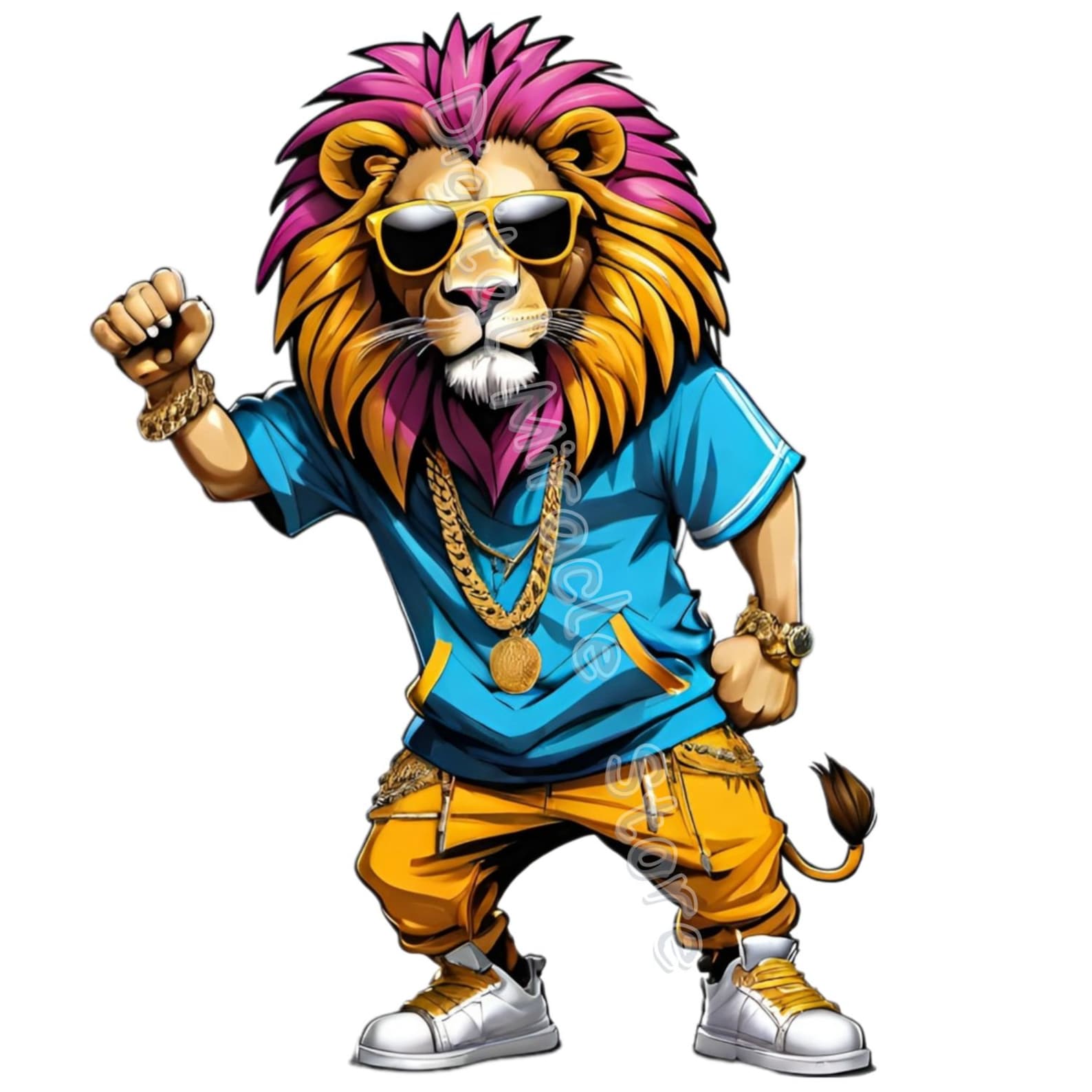 Gangsta Money Lion Png, Urban Lion, Lion Sublimation, Funny Lion, Lion ...
