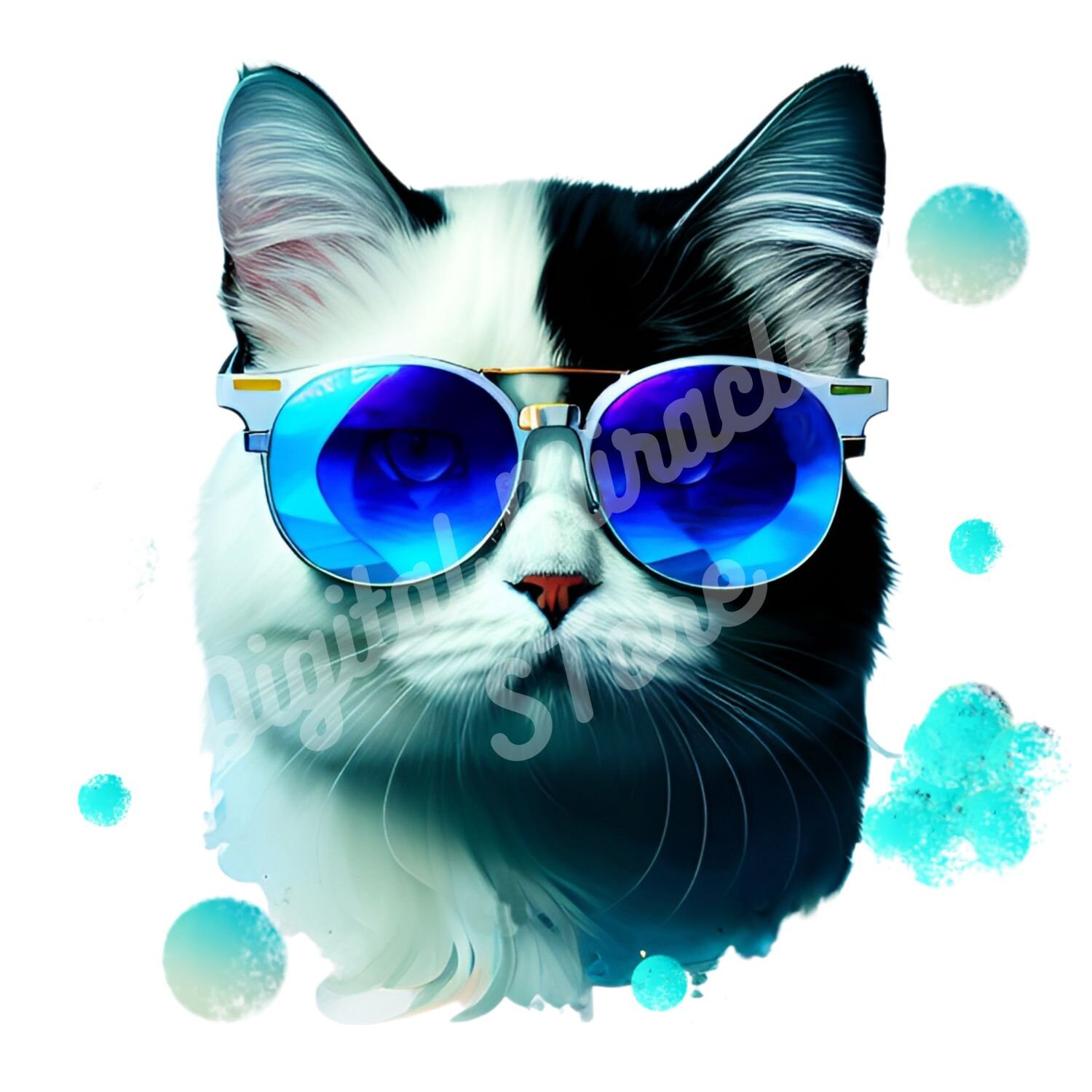 Cool Cats Clipart, Cats PNG, 10 Cats Clipart, Digital Download ...