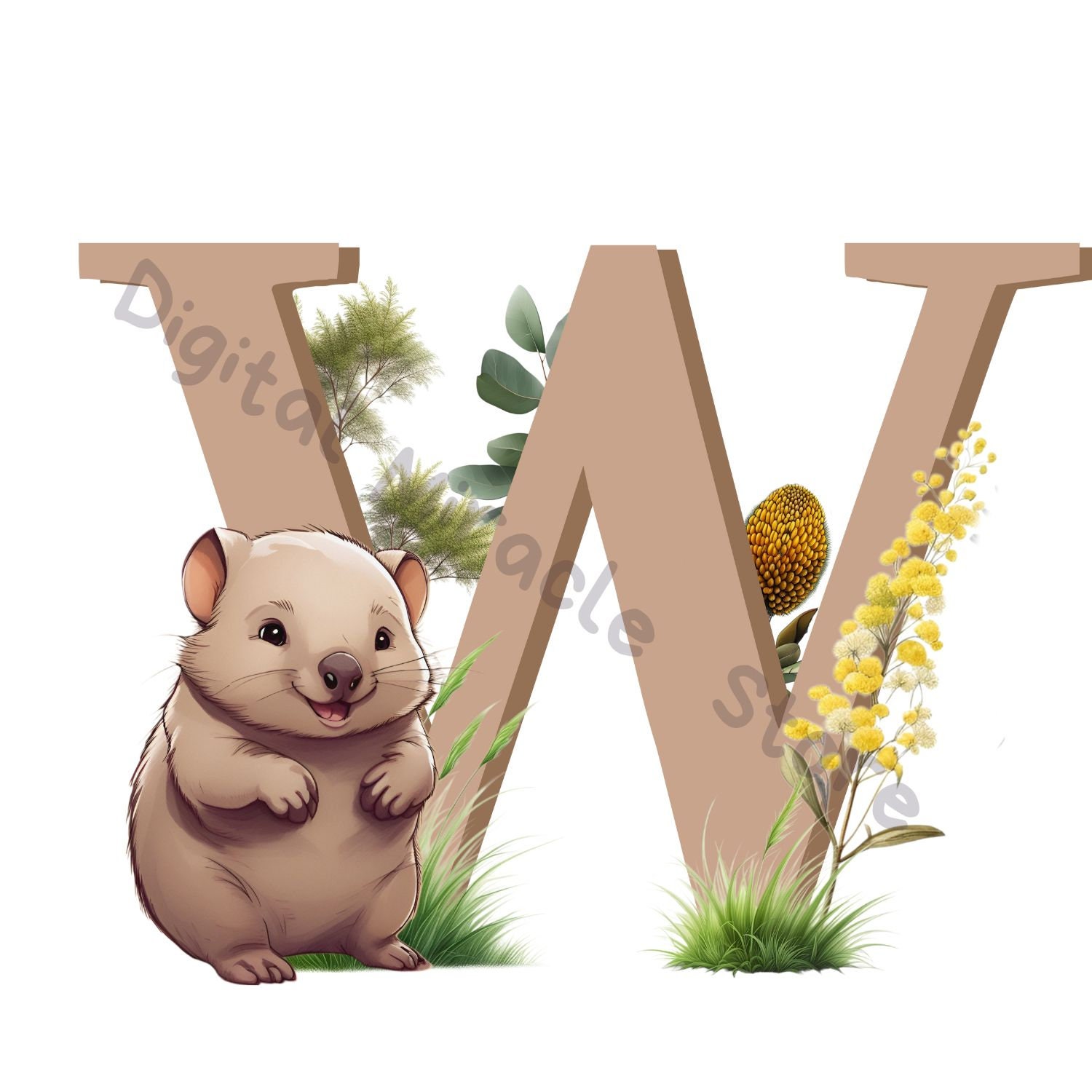 Australian Animals Alphabet, Aussie Animals Letters, Australia Alphabet ...