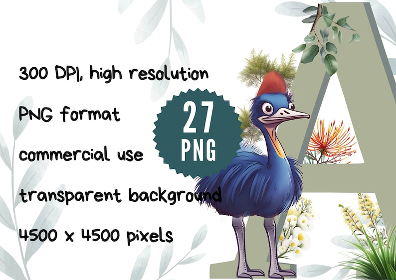 Australian Animals Alphabet, Aussie Animals Letters, Australia Alphabet ...