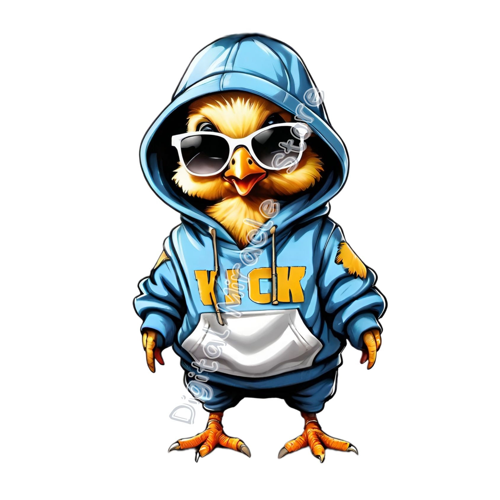 Funny Chickens Clipart, Chickens in Clothes Clipart, Baby Chick ...