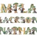 Jungle Alphabet, Cute Safari Animals Clipart, Jungle Animal Clipart ...