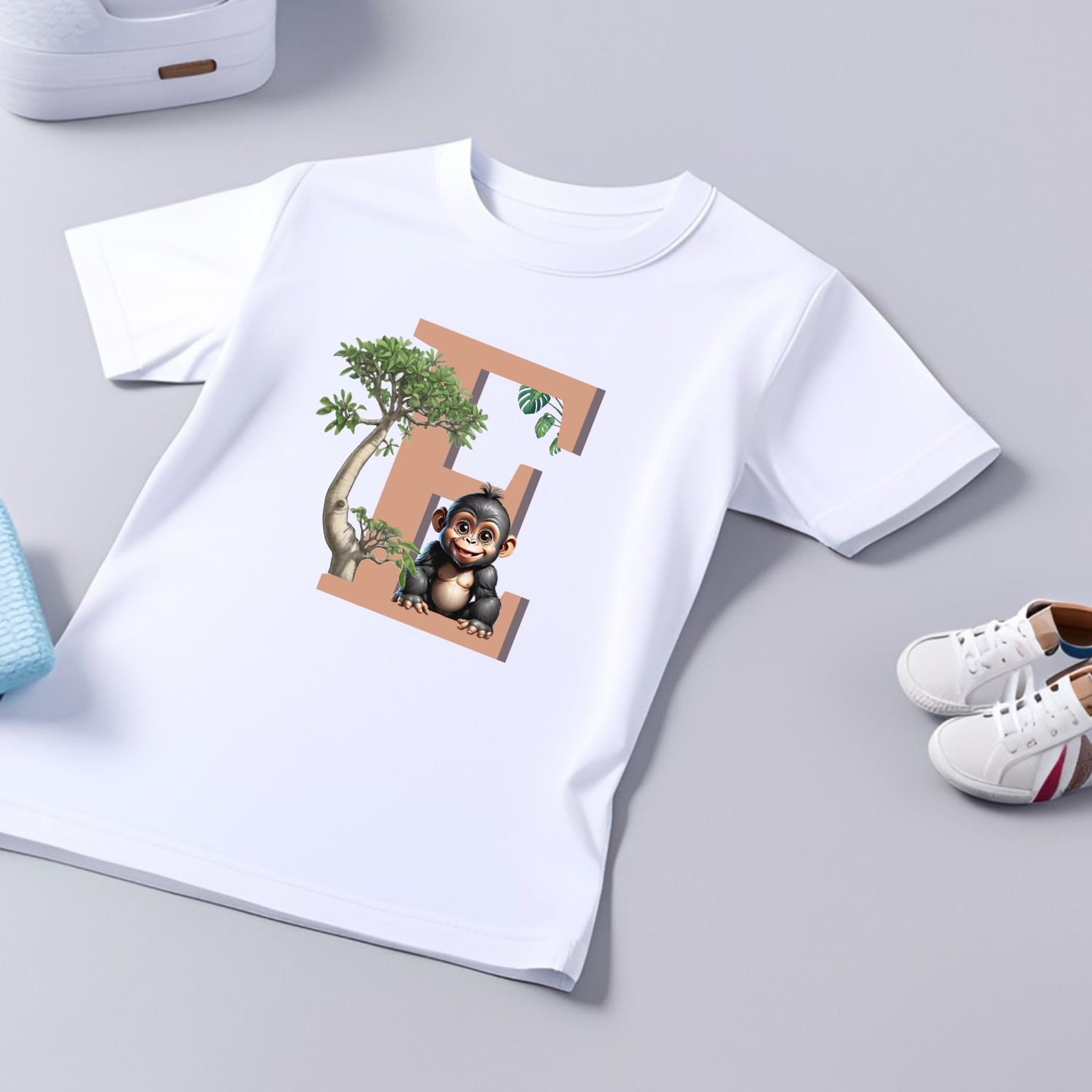 Jungle Alphabet, Cute Safari Animals Clipart, Jungle Animal Clipart ...