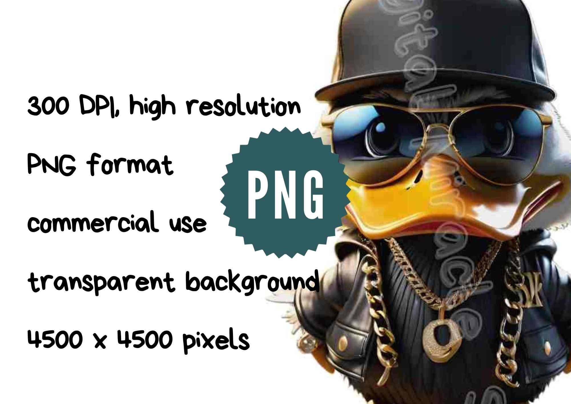 Dont Duck With Me, Funny Duck PNG, Cool Duck PNG, Funny Vibes, Gangster ...