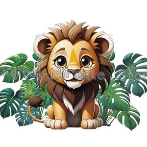 Safari Animals PNG, Baby Safari Animal Baby Shower, Jungle Animals ...