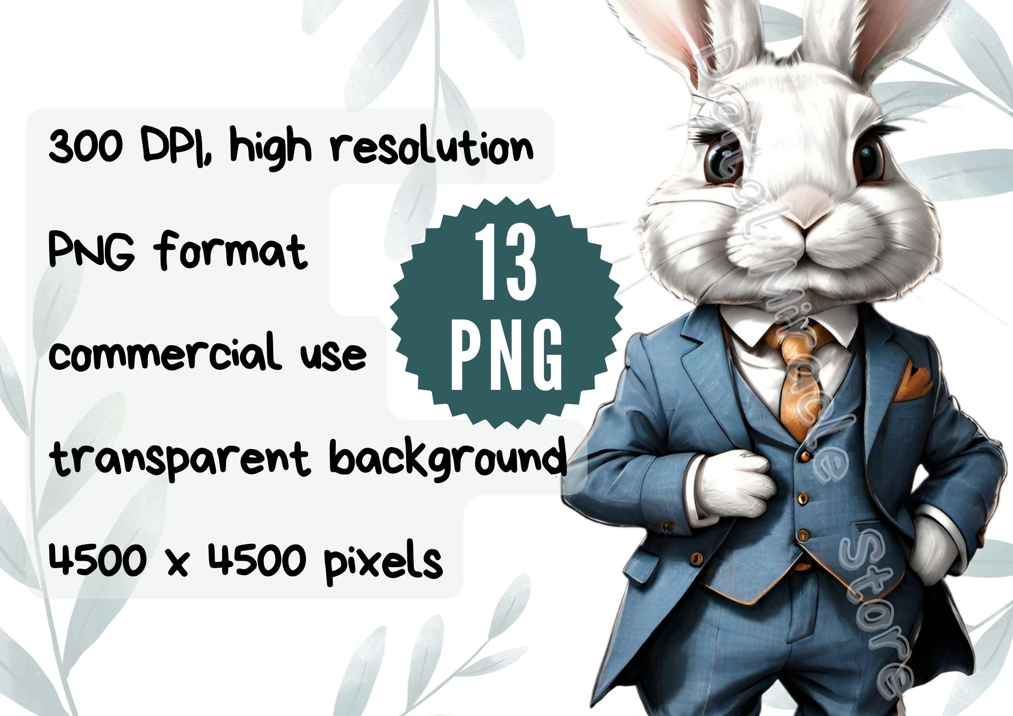 Elegant Bunnies, Bunny in a Suit, Rabbit in Clothes, Fancy Bunny, Bunny ...