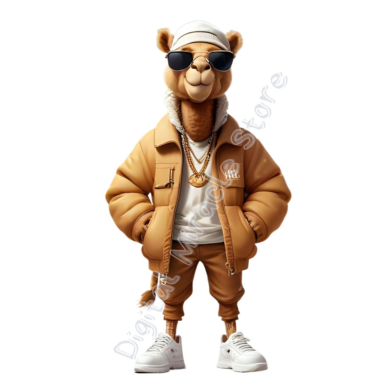 Cool Camel With Sunglasses, Funny Camel, Hip Hop Camel, Streetwear ...