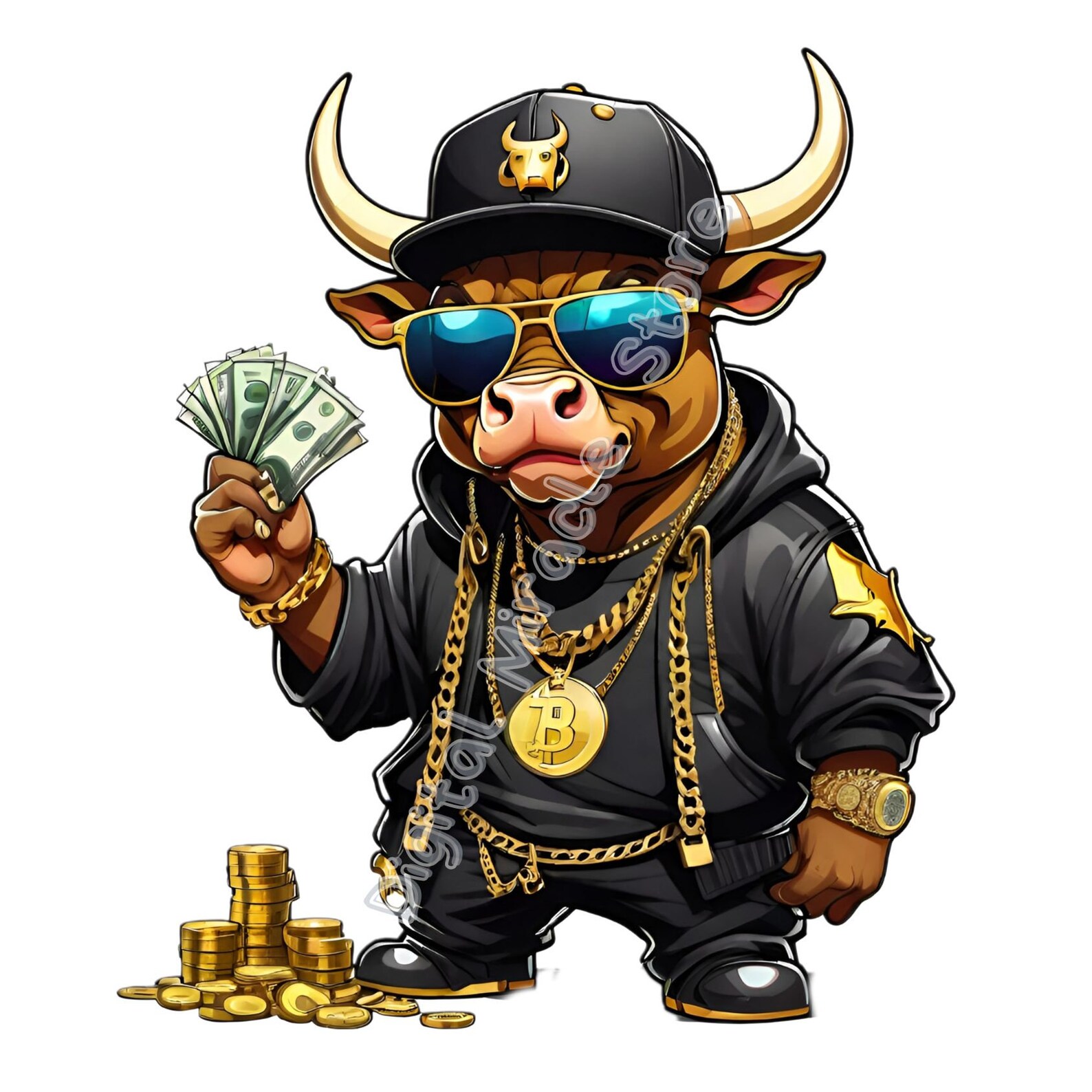 Crypto Bull, Gangster Bull, Bitcoin Bull, Bull Bank, Bull Money, Hip ...