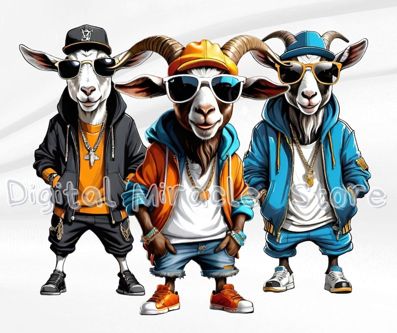 Funny Goat PNG, Goat With Sunglasses, Goat Image, Gangster Goat, Goat ...