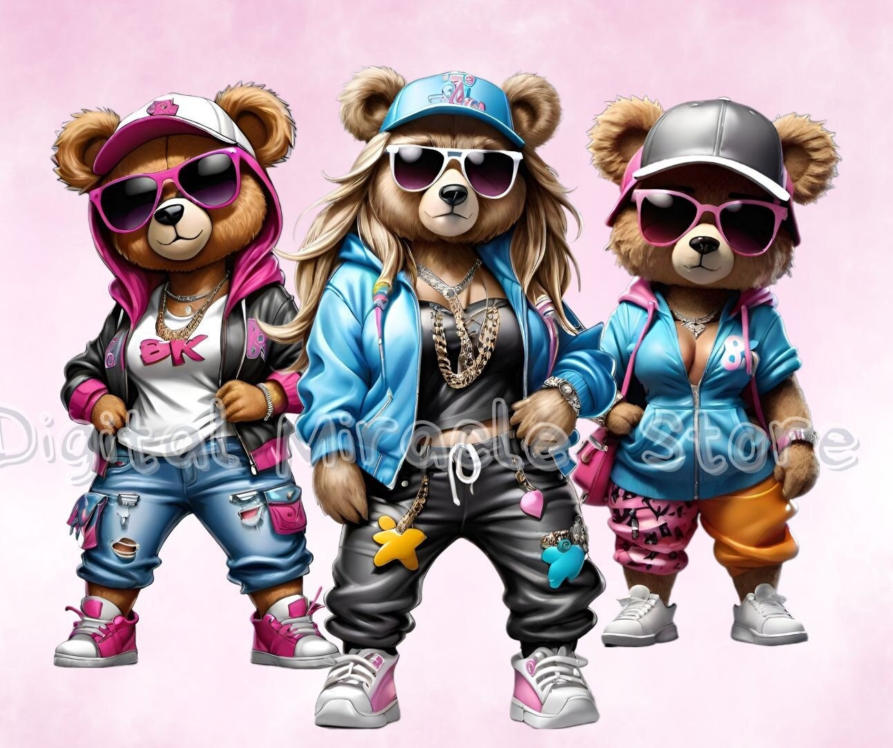 Girl Teddy Bear, Female Hip Hop Bears, Female Teddy Bear, Teddy Bear ...