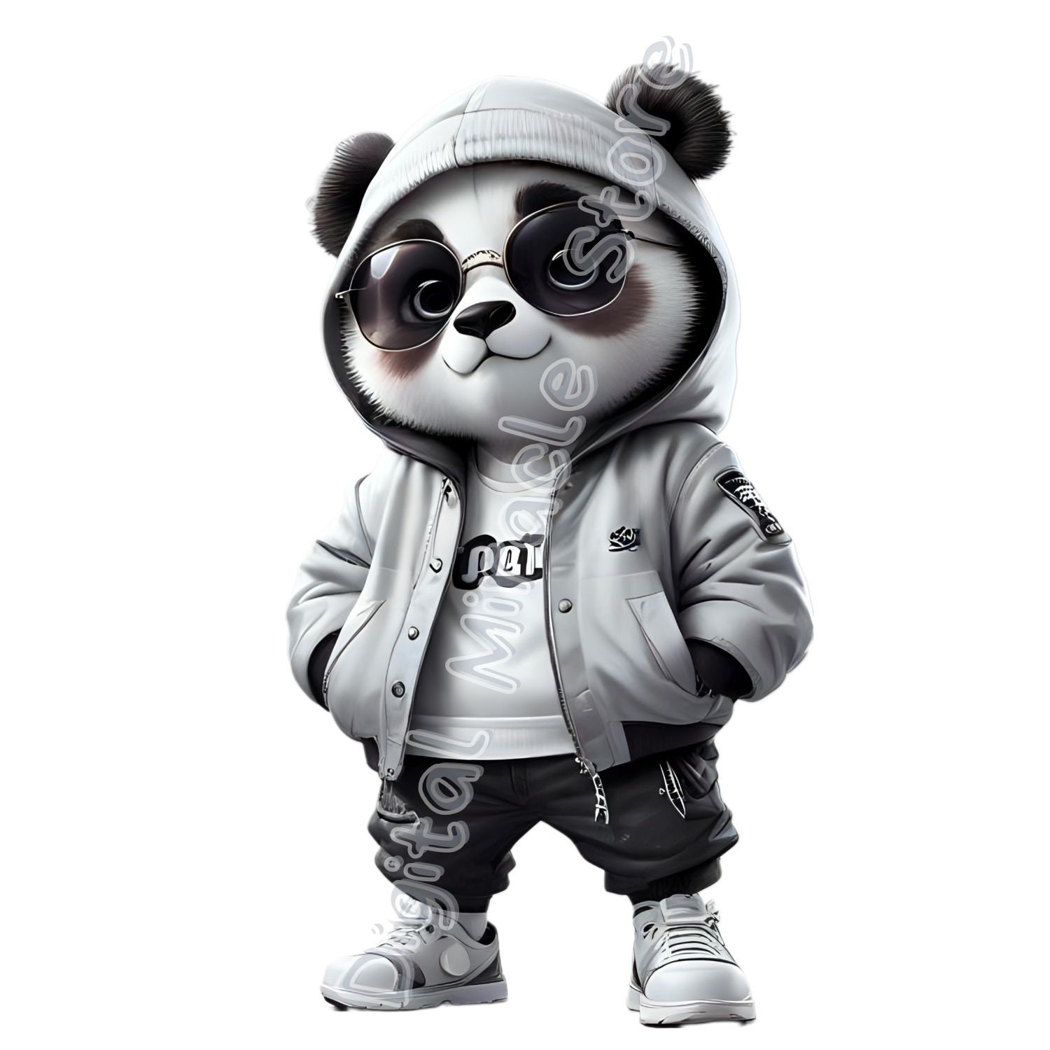 Panda With Sunglasses, Funny Panda, Cool Panda, Hip Hop Panda, Panda ...
