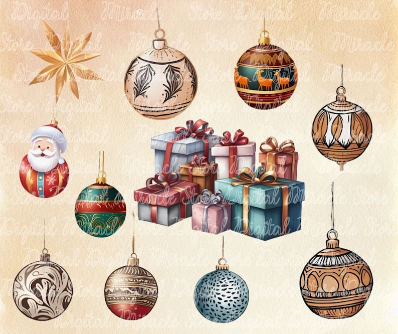 Safari Christmas PNG, Safari Animals Clip Art, Jungle Christmas Clipart ...