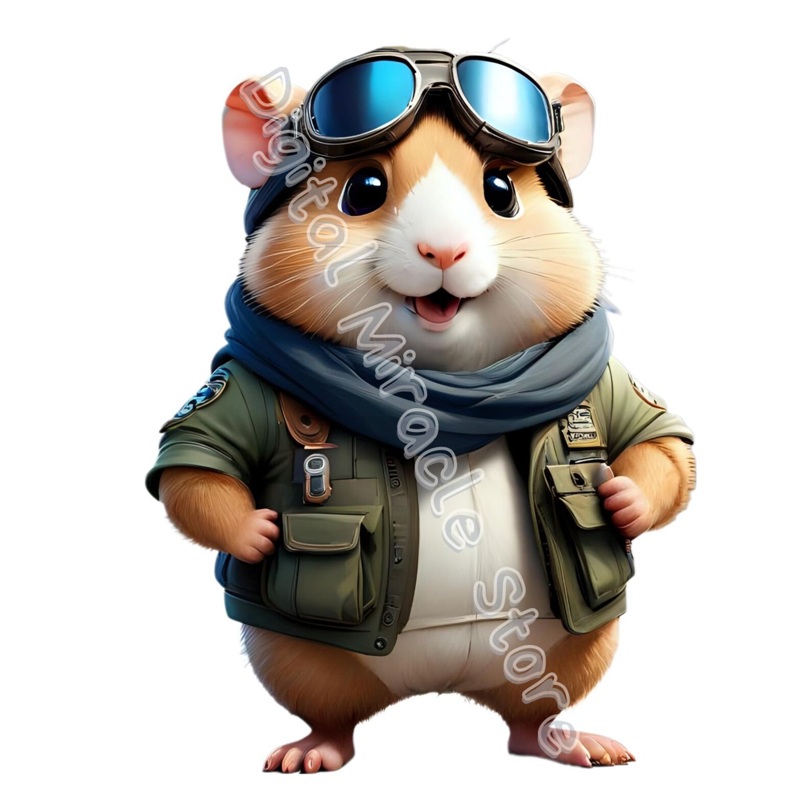 Pilot Hamster, Kombat, Hamster in Clothes, Bitcoin Hamster, Cartoon ...