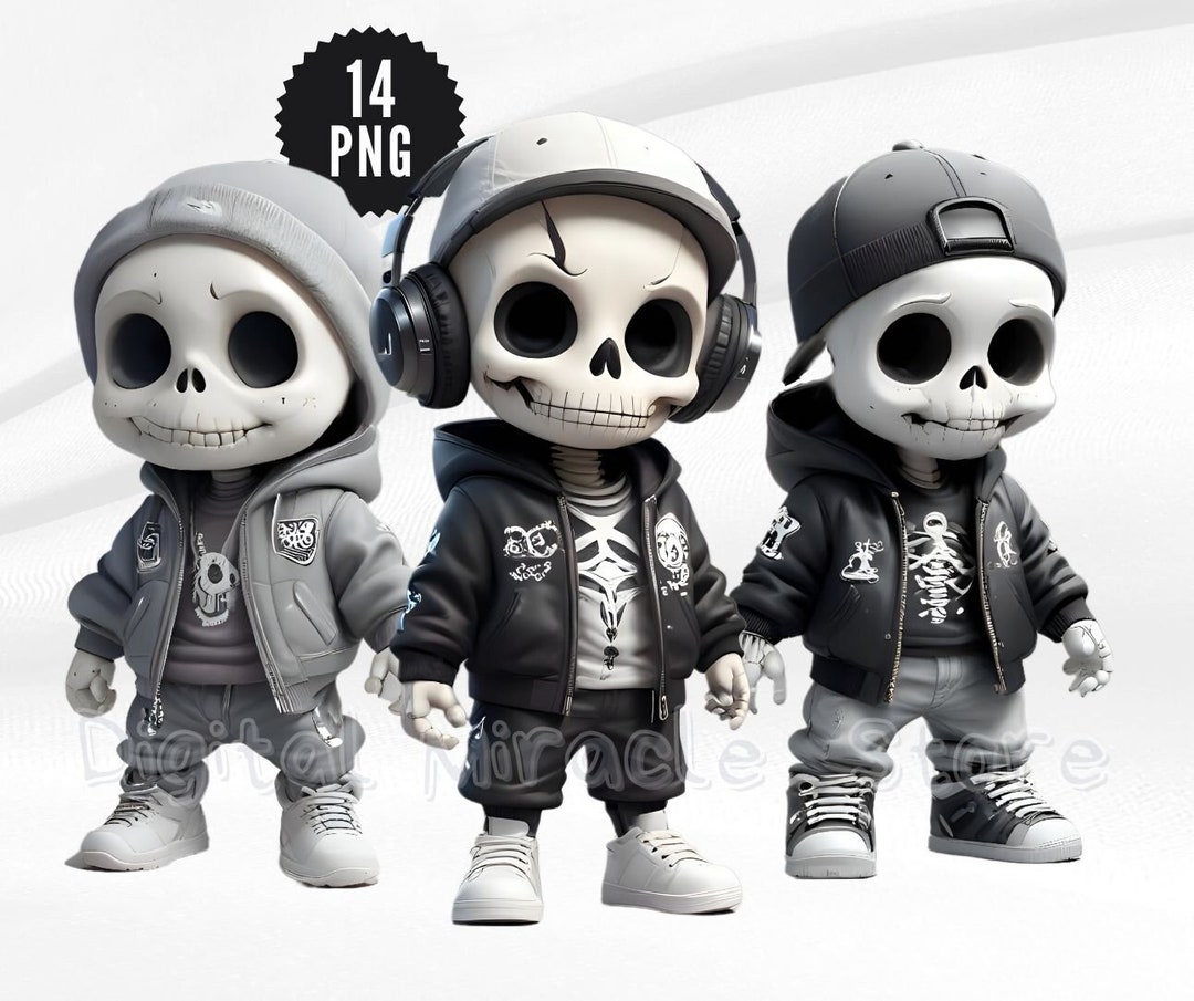 Funny Skullboy PNG, Cool Skeleton, Streetwear Skeleton, Graffiti ...