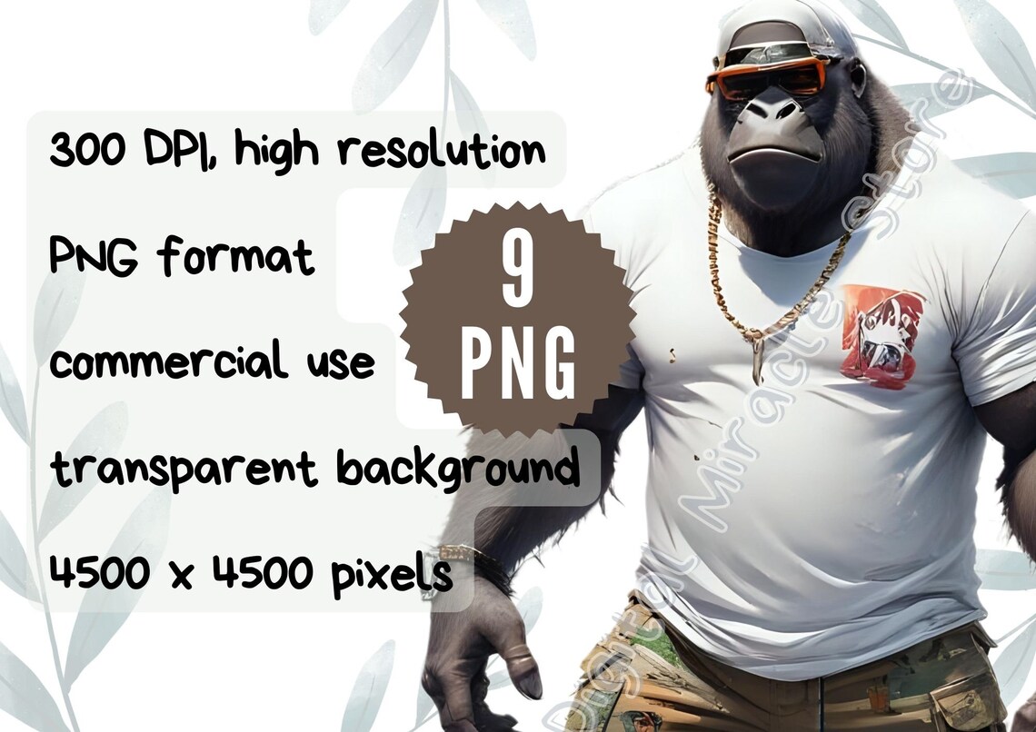 Gorilla Bodybuilder, Gorilaz PNG, Angry Gorilla, Gorilla Rapper ...