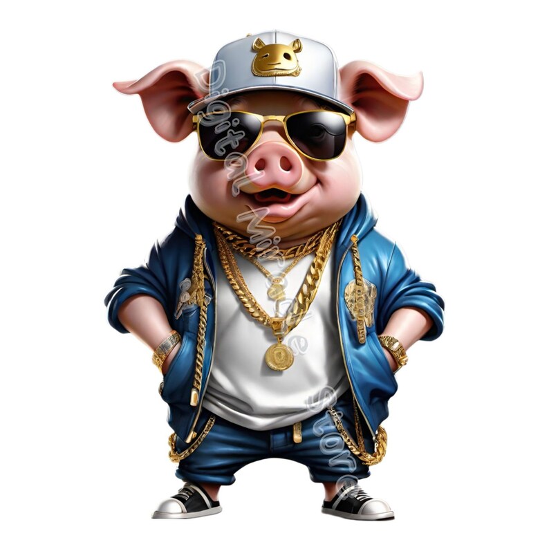 Funny Farm Animal PNG, Funny Pig PNG, Pig With Sunglasses, Pig Clip Art ...