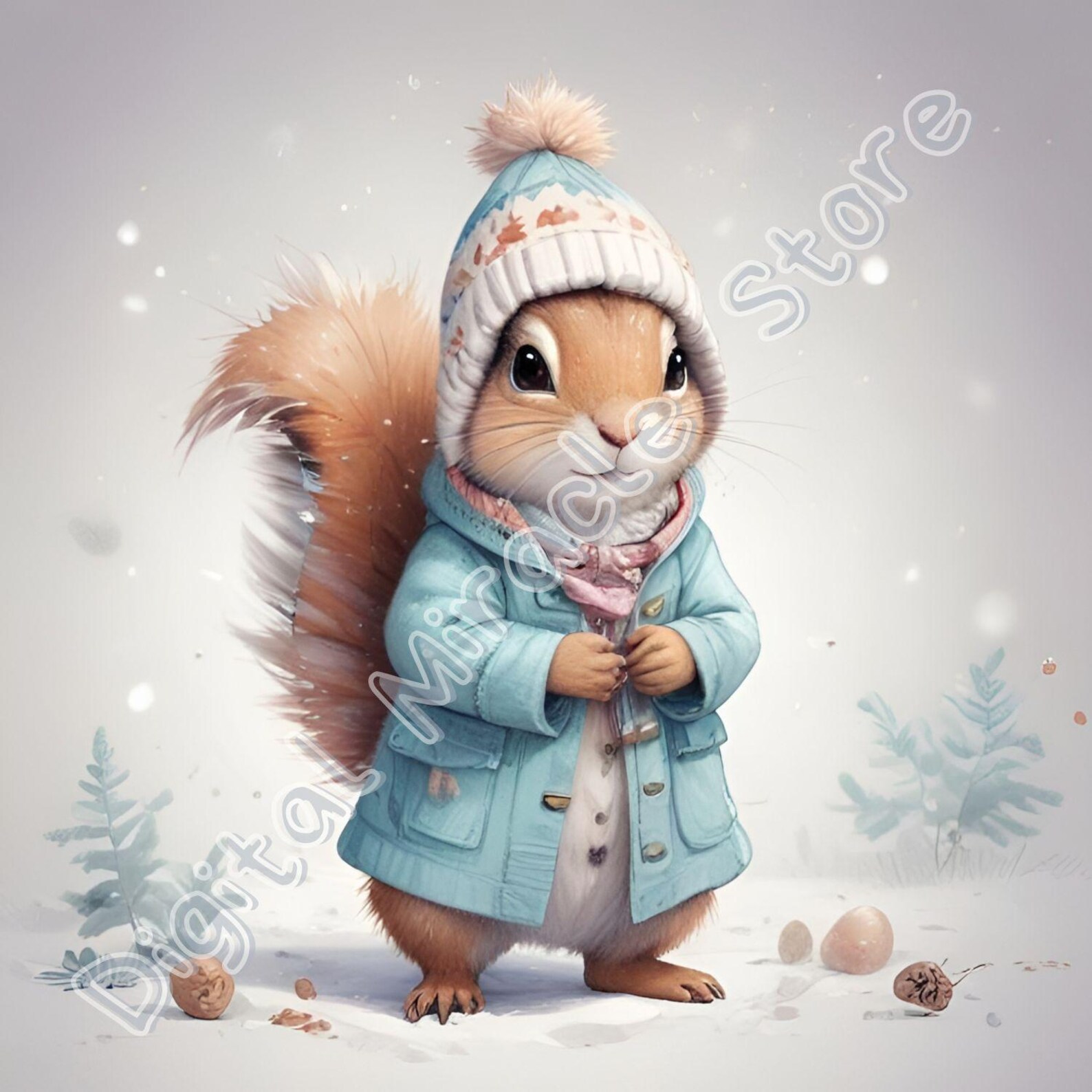 Christmas Squirrel, Cute Squirrel, Christmas Animals, Baby Squirrel ...