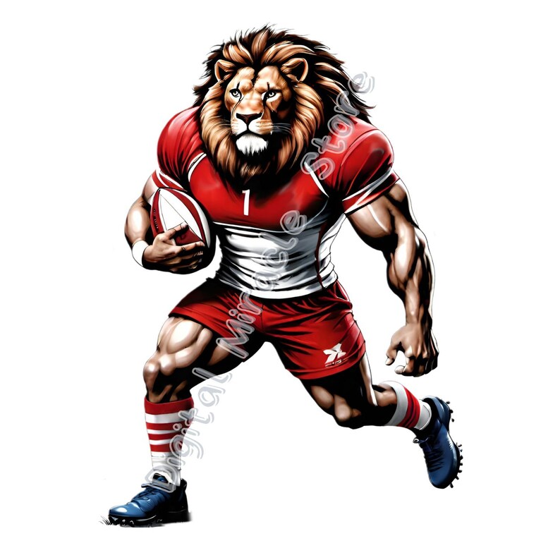 Red Lion PNG, Lion Rugby, Game Day Lion, Lions Football PNG, Rugby ...