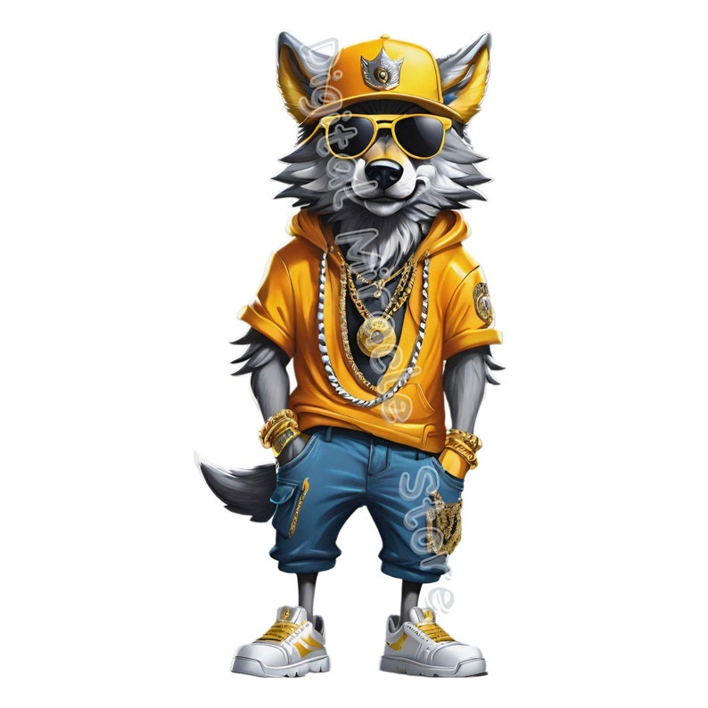 Wolf PNG, Wolf Logo, Wolf Illustration, Hip Hop Wolf, Urban Wolf, Cool ...
