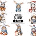Winter Bunny PNG, Christmas Bunny Clipart, Rabbit Christmas PNG ...