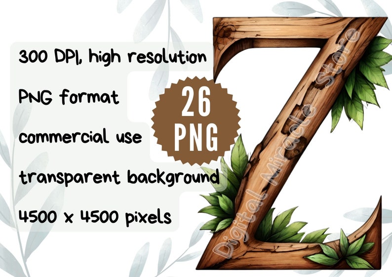 Wood Alphabet PNG, Rustic Font, Wood Letters PNG, Wood Font, Boho ...