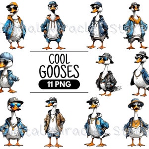 Cool Goose, Geese PNG, Goose PNG, Goose Journal, Urban Goose, Hip Hop ...