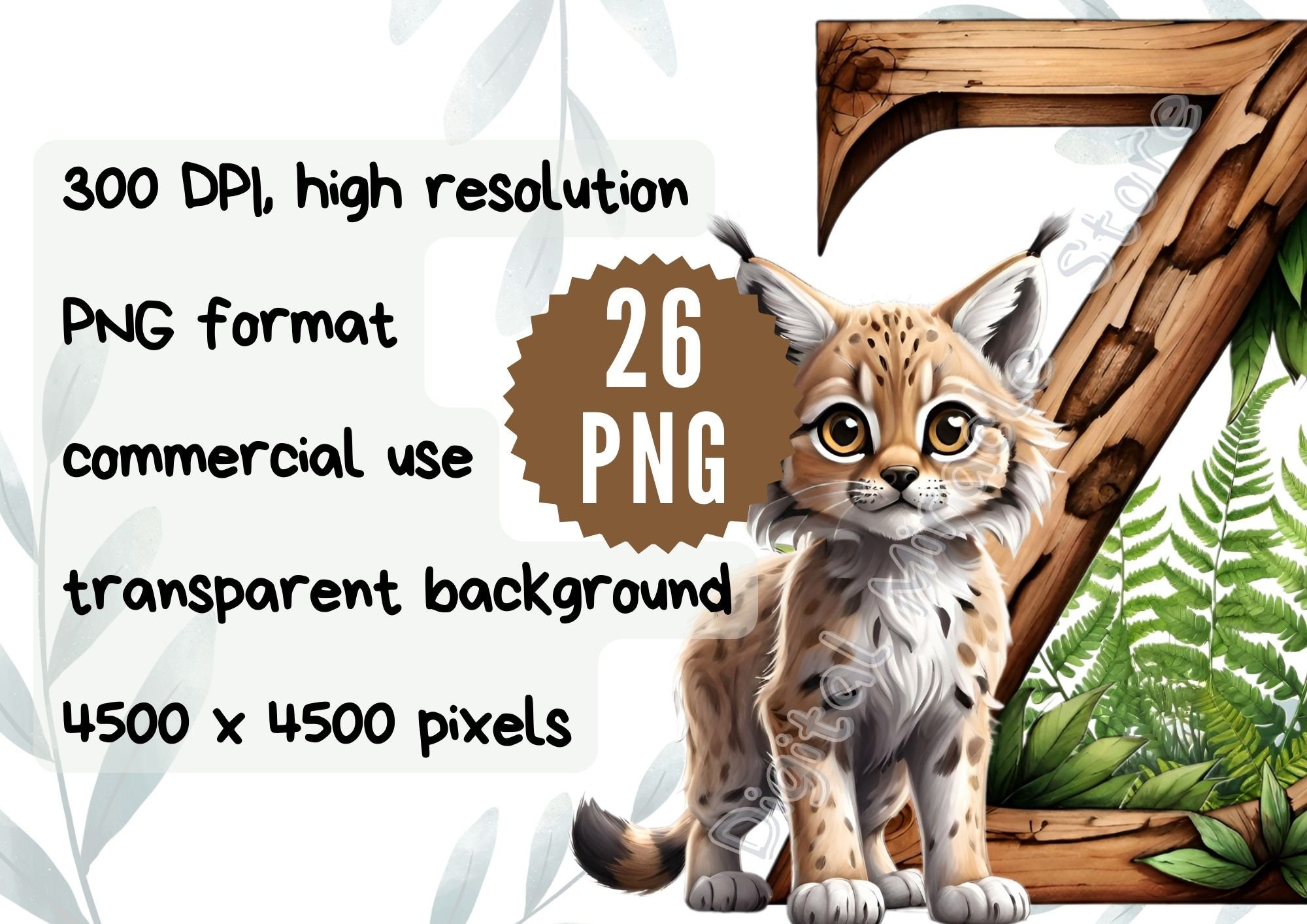 Woodland Alphabet, Forest Alphabet, Woodland Animals Clipart, Cute ...