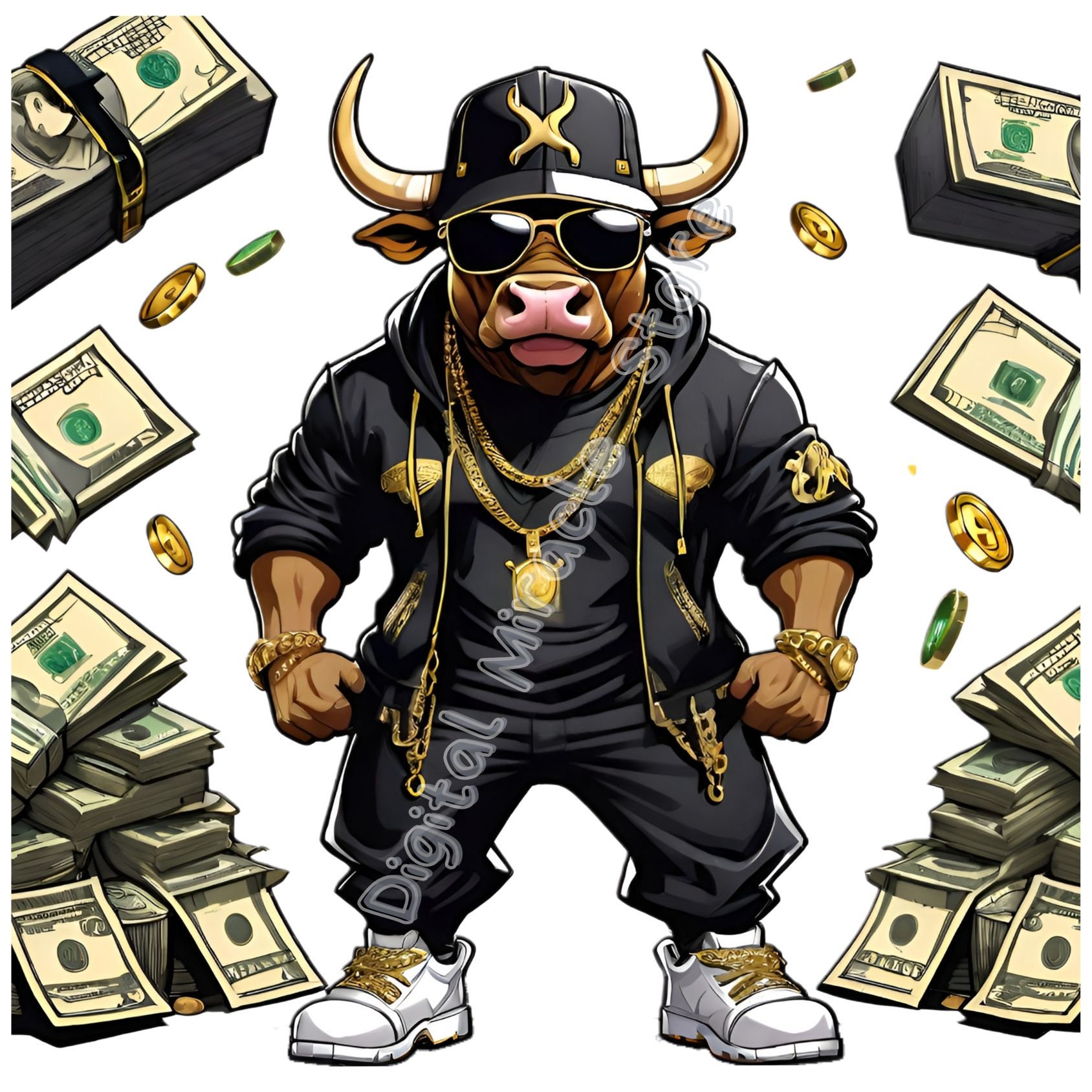 Crypto Bull, Gangster Bull, Bitcoin Bull, Bull Bank, Bull Money, Hip ...
