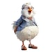 Grandma Chicken, Funny Chickens Clipart, Old Age Hen, Chicken With ...