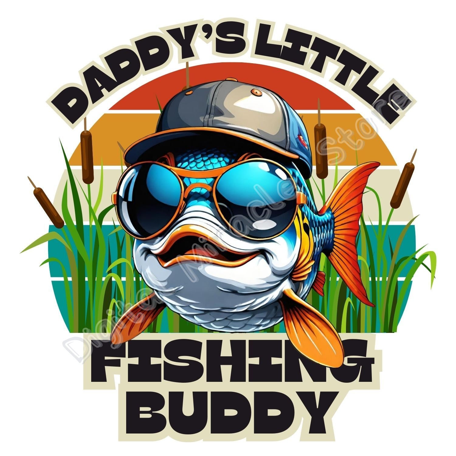 Daddys Fishing Buddy PNG, Little Fisherman, Fishing Toddler Shirt PNG ...