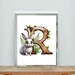 Woodland Alphabet, Forest Alphabet, Woodland Animals Clipart, Cute ...