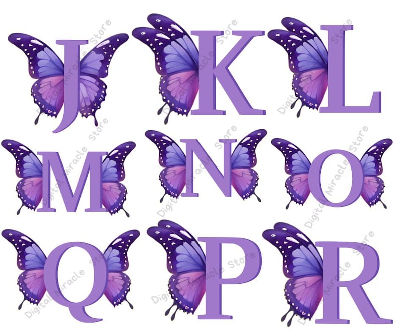 Butterfly Letters, Butterfly ABC, Butterfly Wing Letters, Butterfly ...