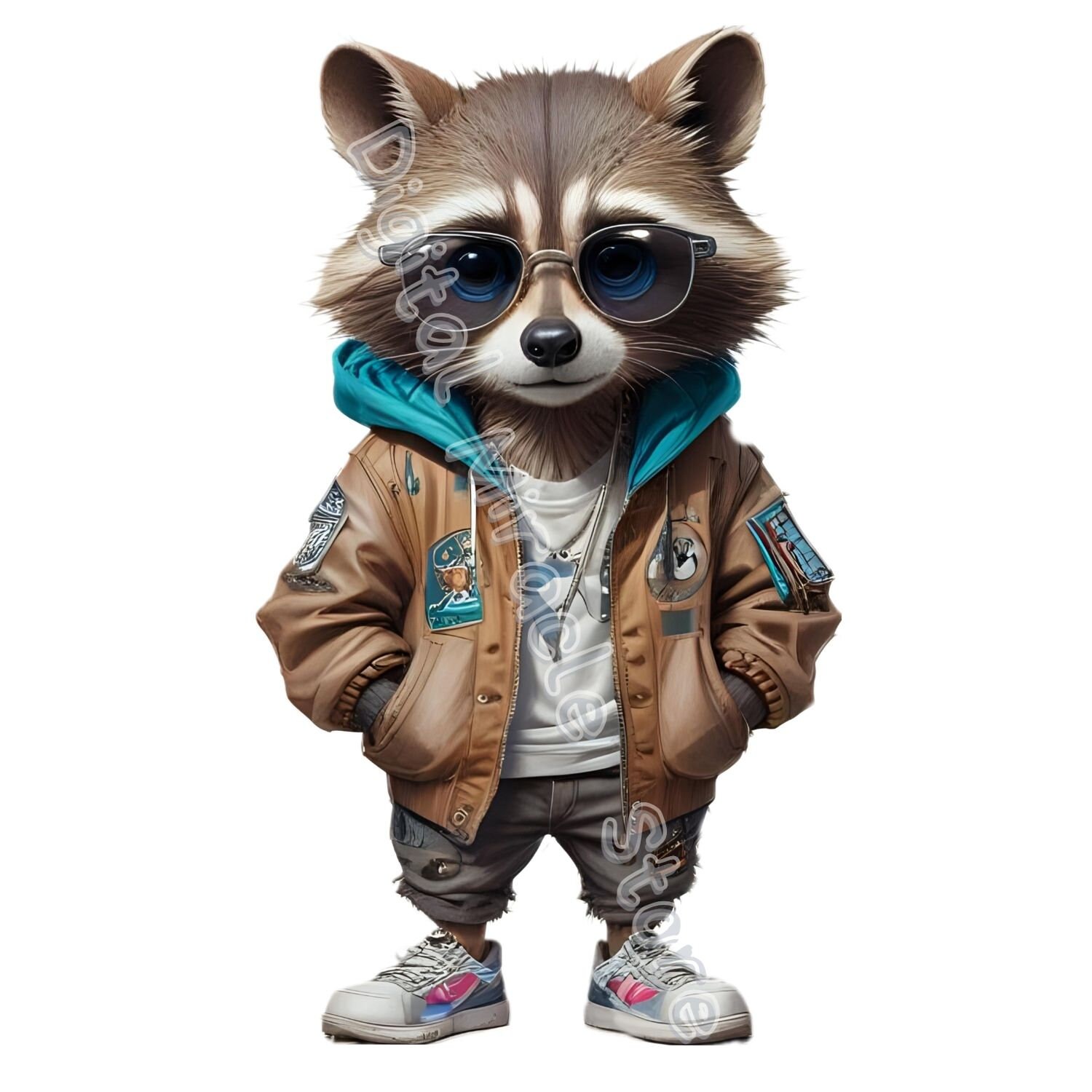Funny Raccoon PNG, Raccoon With Sunglasses, Raccoon PNG, Cartoon ...