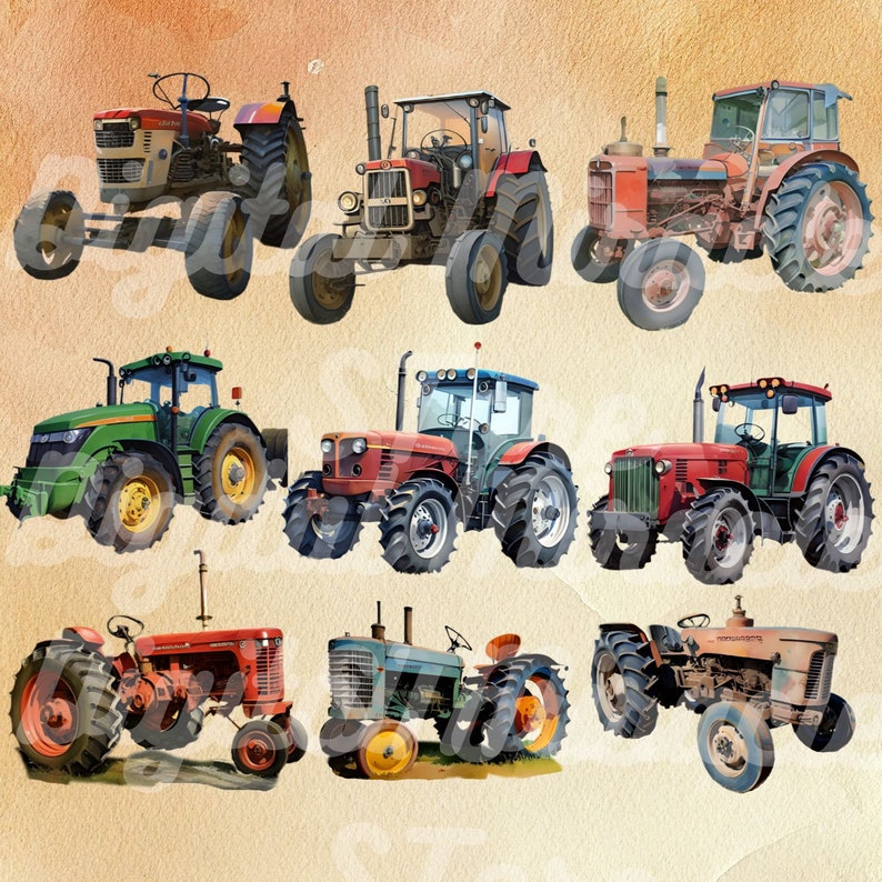 Tractors PNG, Tractors Clipart, Tractors Pictures, Farm Life Clipart ...