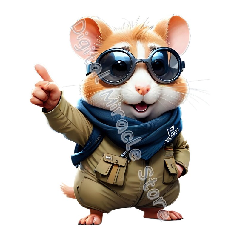 Pilot Hamster, Kombat, Hamster in Clothes, Bitcoin Hamster, Cartoon ...