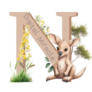 Australian Animals Alphabet, Aussie Animals Letters, Australia Alphabet ...