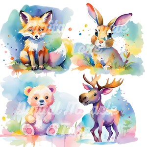 Forest Animals PNG, Forest Animals Clip Art, Woodand Animals PNG ...