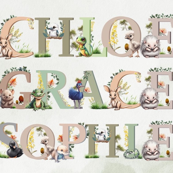 Safari Numbers PNG, Jungle Clipart, Safari Animals, Numbers Clipart ...