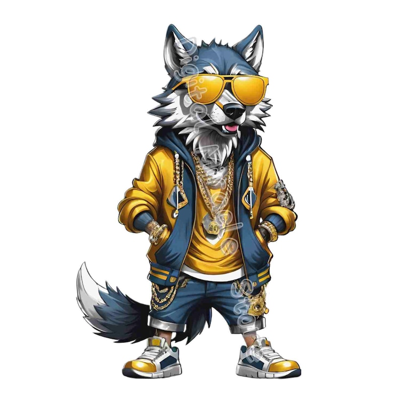 Wolf PNG, Wolf Logo, Wolf Illustration, Hip Hop Wolf, Urban Wolf, Cool ...