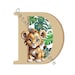 Letter D, Jungle Alphabet, Cute Safari Animals Clipart, Jungle Animal ...