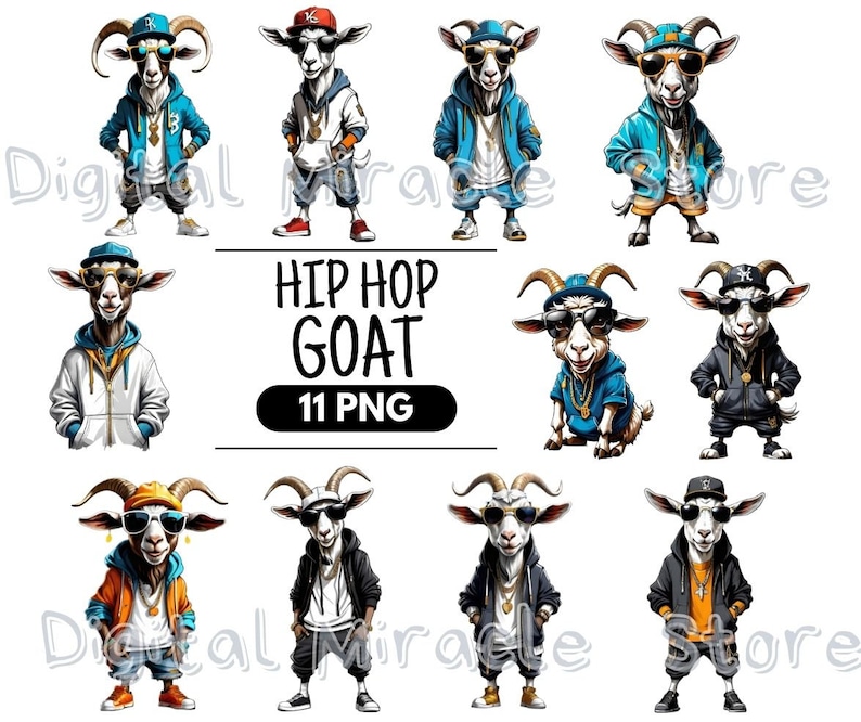 Funny Goat PNG, Goat With Sunglasses, Goat Image, Gangster Goat, Goat ...
