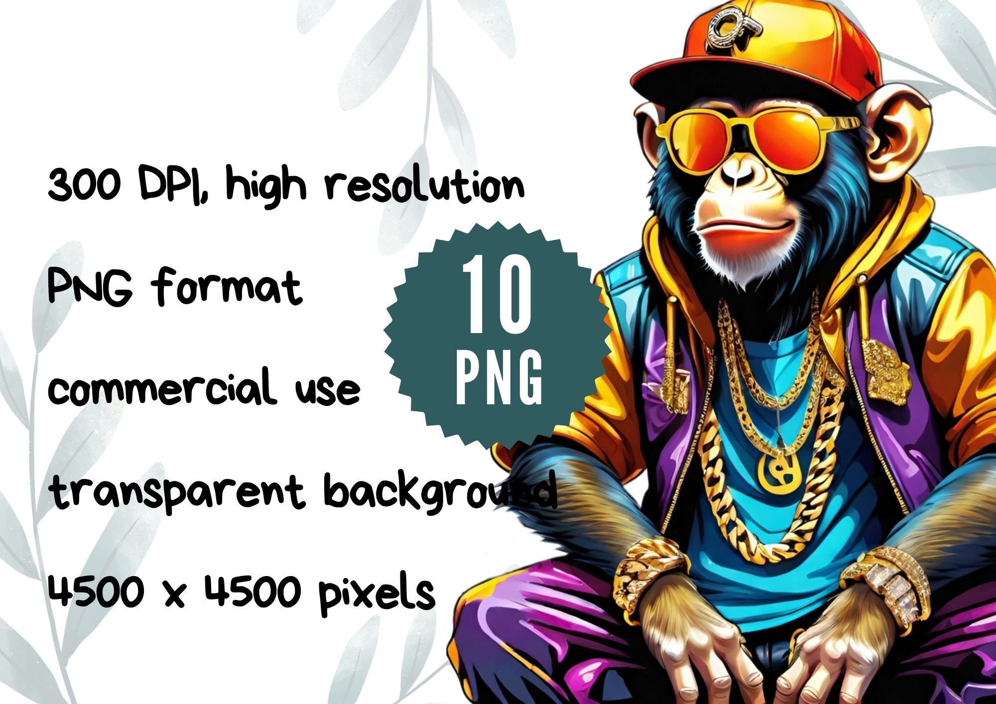 Hip Hop Monkey, Cool Monkey PNG, Monkey Clipart, Monkey With Hat, Money ...