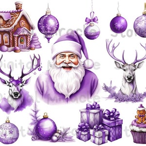Purple Christmas PNG, Purple Christmas Clip Art, Purple Christmas ...