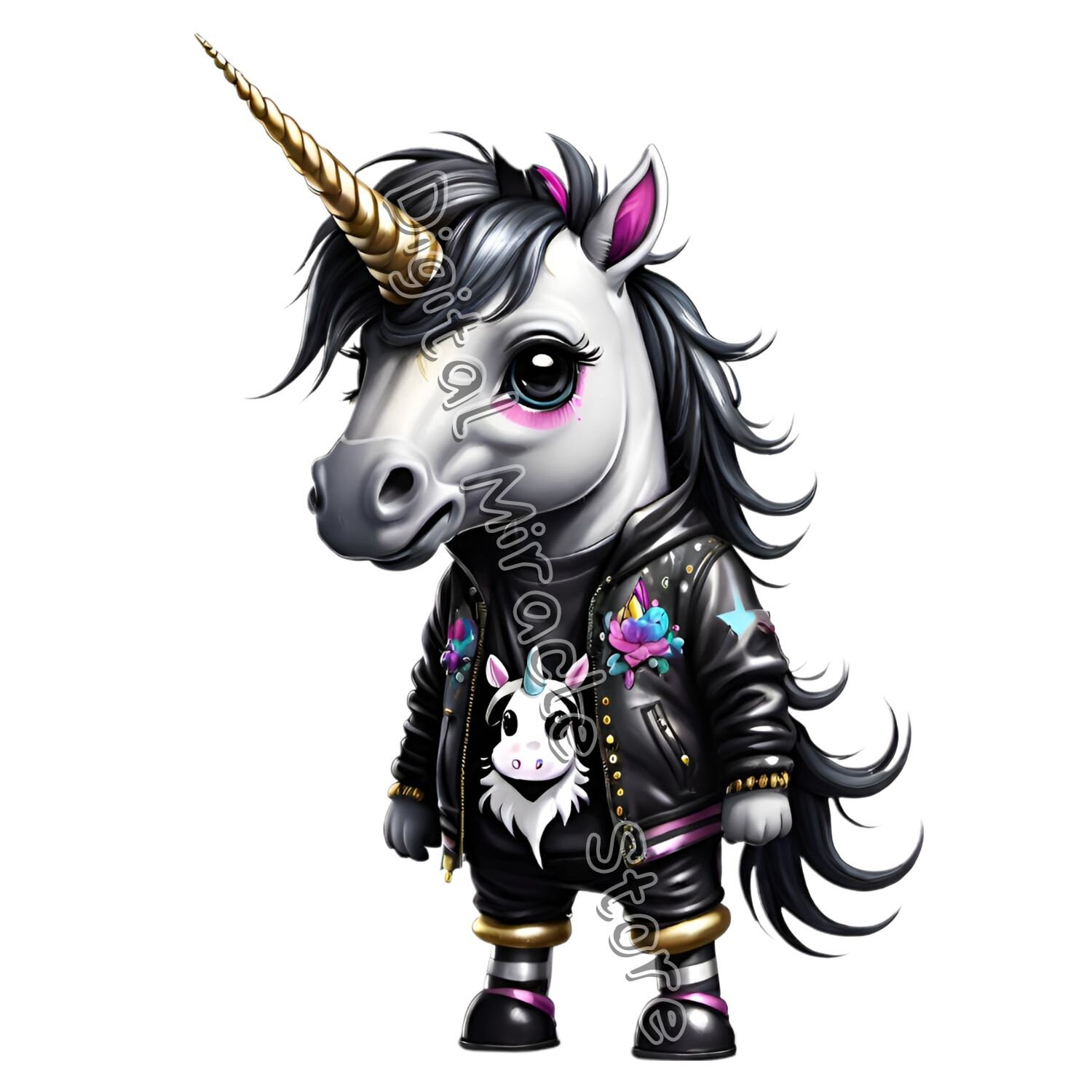 Emo Unicorn, Gothic Unicorn, Cute Emo, Black Unicorn, Dark Fantasy ...