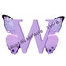 Butterfly Wing Letters, Butterfly Monogram Clipart, Butterfly Alphabet ...