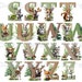 Woodland Alphabet, Forest Alphabet, Woodland Animals Clipart, Cute ...
