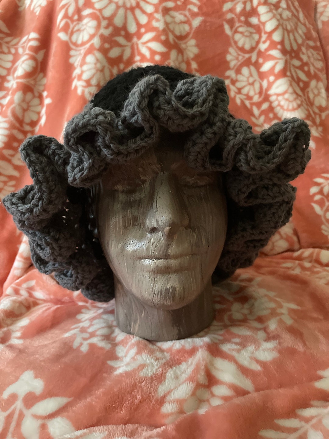 Granny Square Ruffle Hat - Etsy