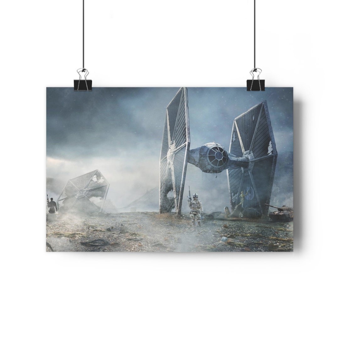TIE Fighter Star Wars Poster - Etsy