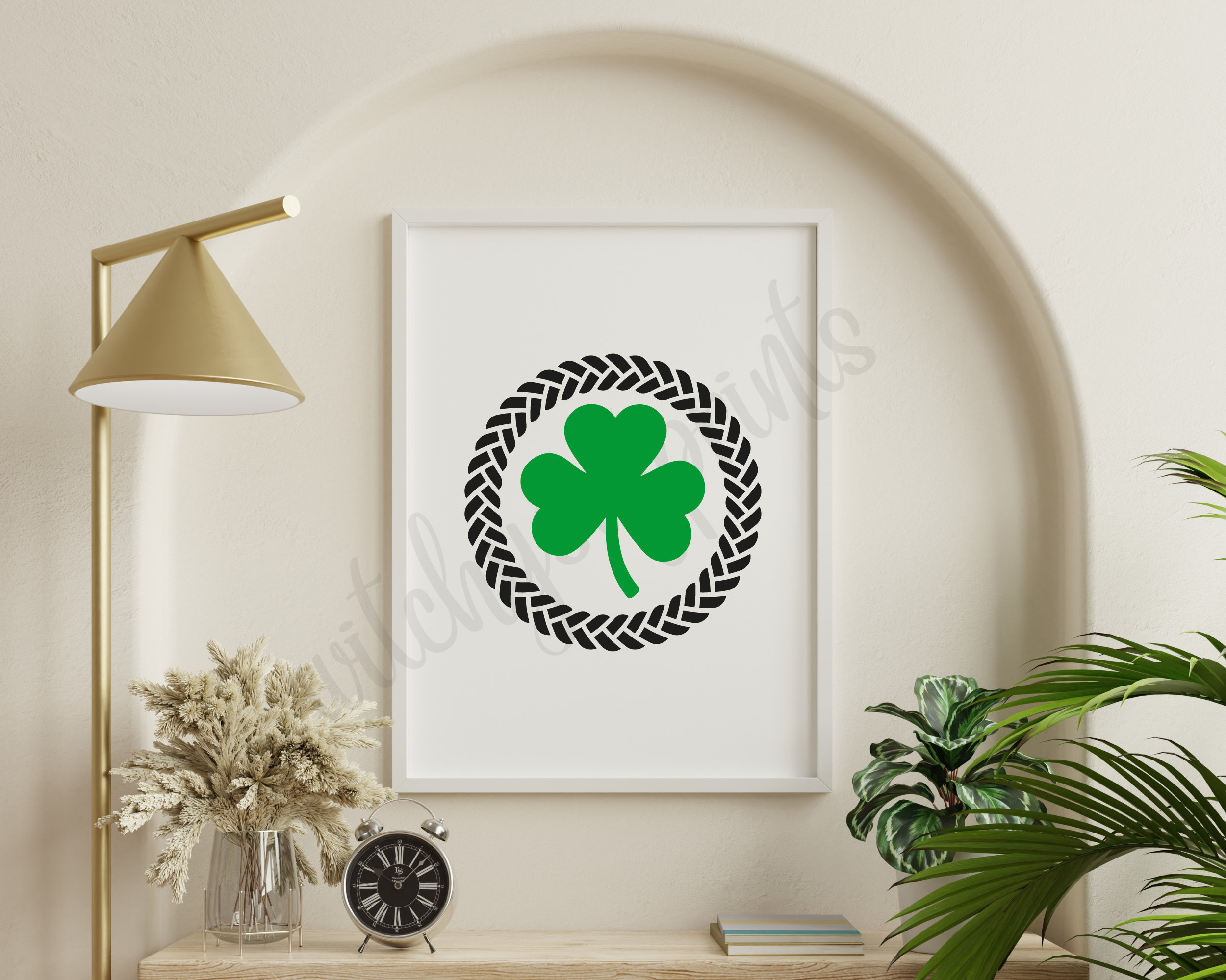 SVG Shamrock Celtic Knot Circular Vinyl Cricut Heat Press File St ...