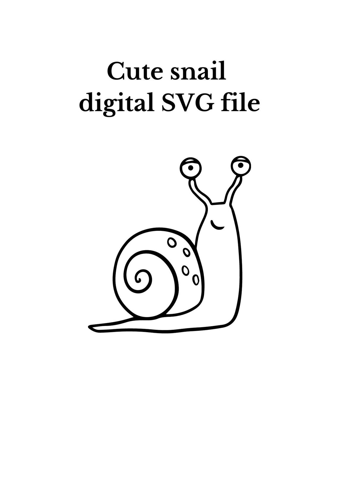 DIGITAL Download Svg, Happy Snail Svg, Snail Shell Svg, Snails ...